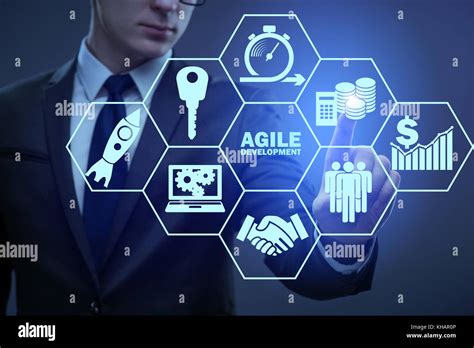 Concept Of Agile Software Development Stock Photo Alamy