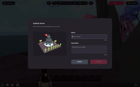 biw set name and description while publishing · issue 519 · decentraland unity renderer · github