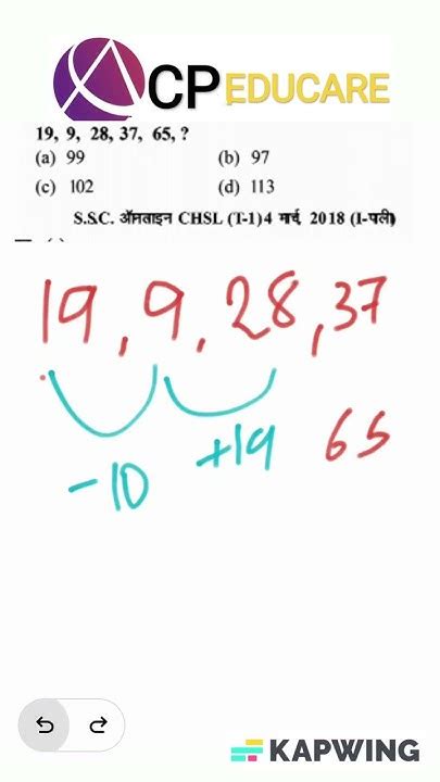 Find The Missing Number Reasoning Hard Question Easy Trick