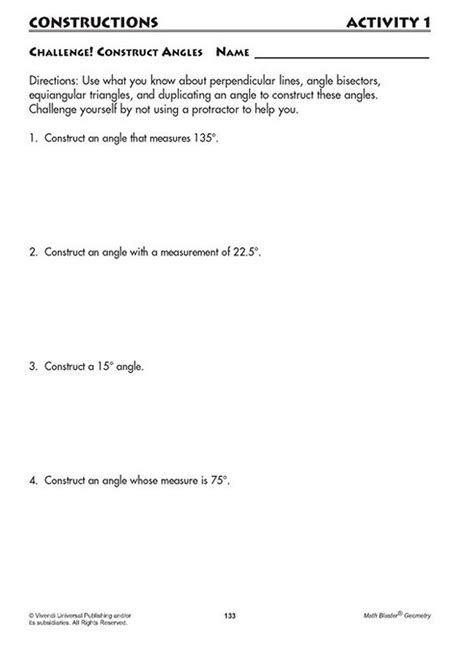 Geometry Compass Worksheet At Sarah Bugarin Blog