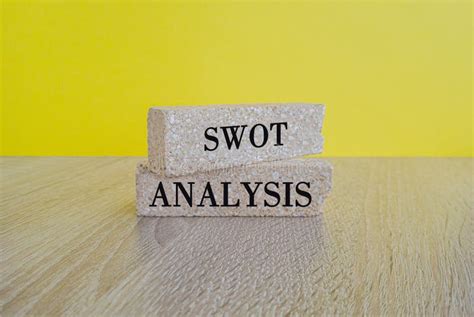 Swot Analysis Symbol Brick Blocks With Words Swot Analysis On