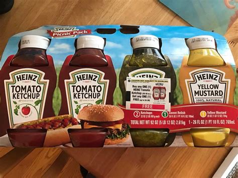 Stock Up On Heinz Condiment Pack 1 31 Each Bjs Deals