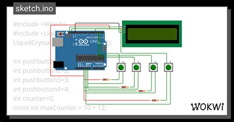Lcd Counter Wokwi Esp32 Stm32 Arduino Simulator