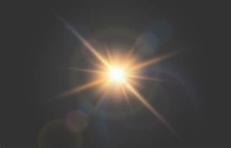 벡터 플래시 조명 효과입니다 글로우 라이트 효과 밝은 태양 또는 스포트라이트 빔 어두운 배경에 격리된 장식 요소 0명에 대한 스톡 벡터 아트 및 기타 이미지 Istock