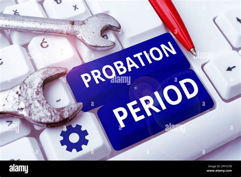 Text Caption Presenting Probation Period Business Concept Focused And