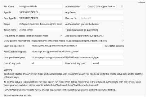 Instagram Oauth Missing Client Id Error Need Help Bubble Forum