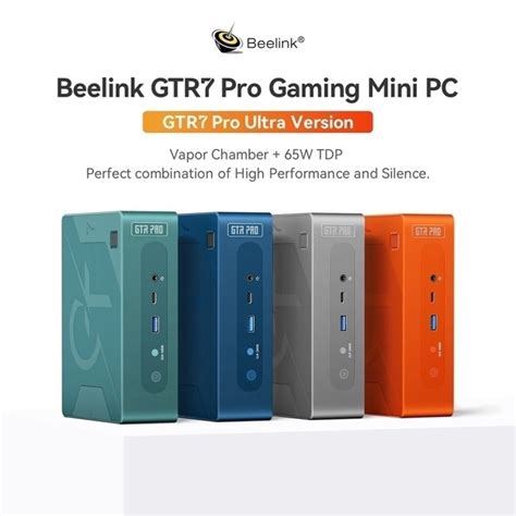 Beelink Gtr Series Gaming Mini Pc Ryzen Hs Hs Up To W Tdp Support Overclocked And