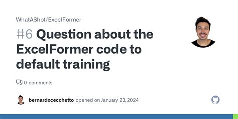 Question About The Excelformer Code To Default Training · Issue 6