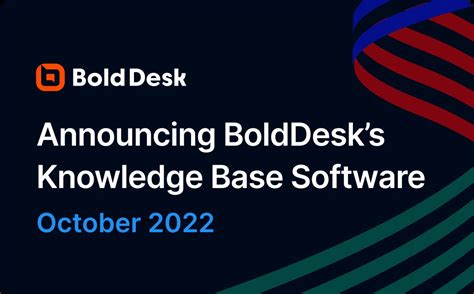 Announcing Bolddesk Knowledge Base Software