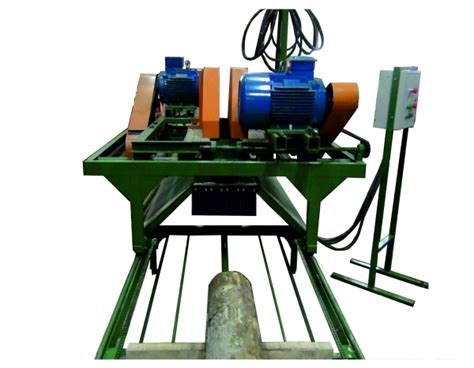 Станок брусующий брусовальный бревнопильный дисковый с подвижной станиной пилит в две стороны