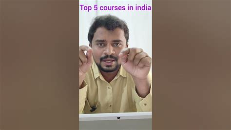 Top 5 Courses In India Telugu Kk Funda Prasanth Reddy Youtube