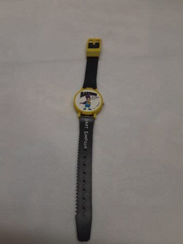 Bartman Avenger Of All Evil Bart Simpson Wrist Watch 1990 Nelsonic 4607557358