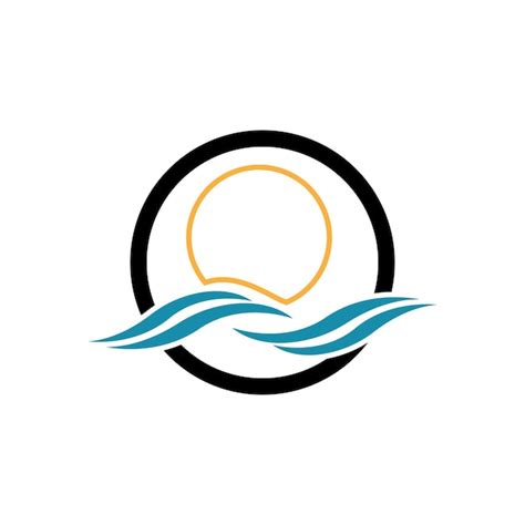 Premium Vector Water Wave Icon Vector