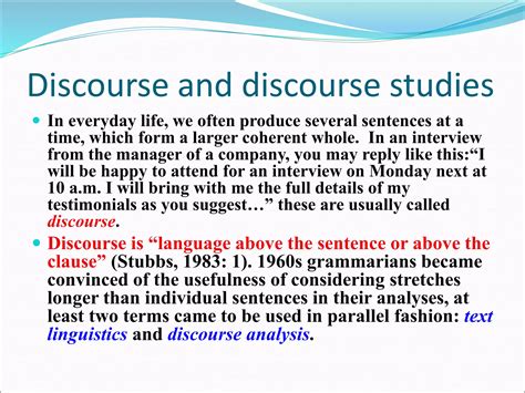 1 Discourse Analysis Ppt