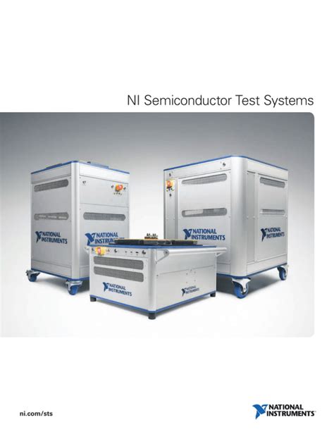 Ni Semiconductor Test Systems Production Ready Test Solutions
