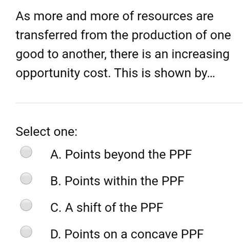 Solved Actual Output Equals Potential Output Select One