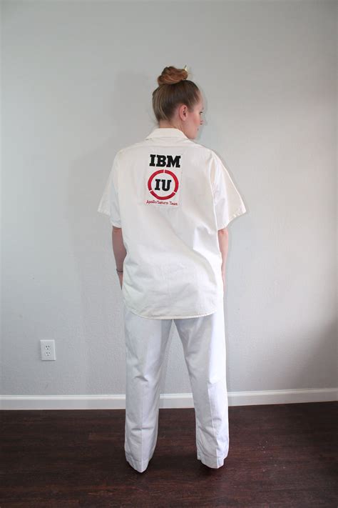 1960s Ibm Apollo Saturn Work Uniform Large 38x31 Etsy Australia