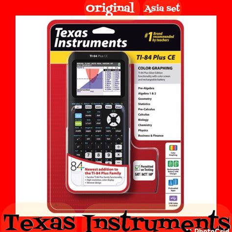 Texas Instruments TI 84 Plus CE Python Edtion Original Malaysia Set Shopee Malaysia
