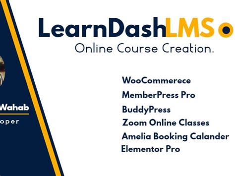 a functional courses website using learndash lms upwork