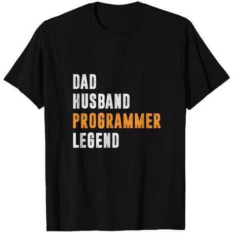 Dad Husband Programmer Legend Coder Coding T Shirts Id 17577851 By Big Boi Printblur