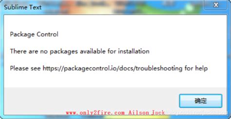 Sublime Text3解决there Are No Packages Available For Installation问题 Csdn博客