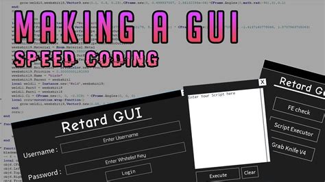Making A GUI Speed Coding YouTube