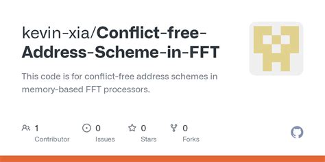 github kevin xia conflict free address scheme in fft this code is for conflict free address