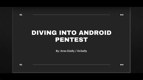 diving into android penetration testing talk youtube
