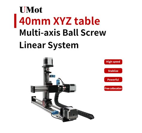 Cantilever Structure Xyz Cartesian Robot Multi Axis Ball Screw Linear Motion Module For Cnc