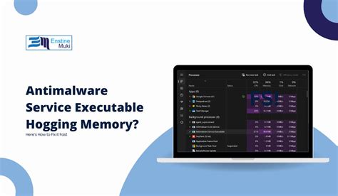 Antimalware Service Executable High Memory Usage Fix It Fast