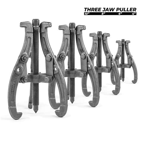 Cod【stok Tersedia】treker 3 Kaki 3 4 6 Inch Gear Puller 3 Jaw Tracker Alat Pencabut Bearing
