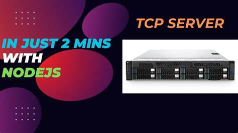 Tcp Server In 2 Mins 🤯 With Nodejs 🔥 Youtube