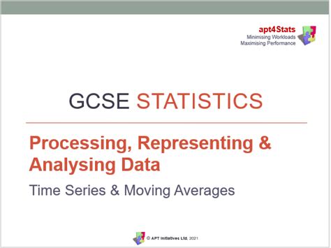 Apt4stats Powerpoint For Gcse Statistics Analysing Data On Time Series And Moving Averages