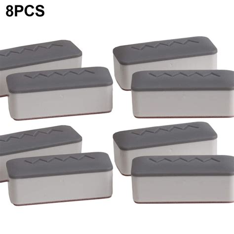 8 Pcs White Grey Toilet For Seat Bumpers Universal Toilet For Seat Buffer Stoppers Kit For Wc