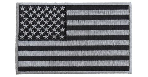 Black And Gray American Flag Patch By Ivamis Patches