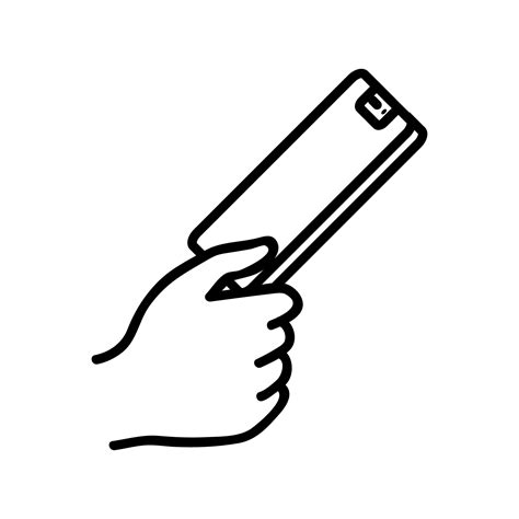 Phone Icon Vector Outline Illustration 9761734 Vector Art At Vecteezy
