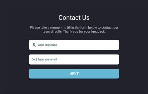Contact Form Templates Visme