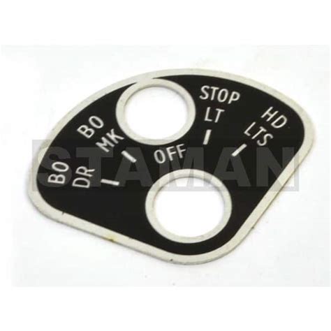 Plate Rotary Swtich Staman International Trading