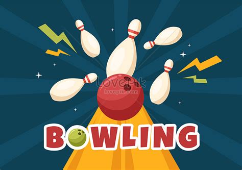 볼링 게임 일러스트 일러스트 무료 다운로드 Lovepik