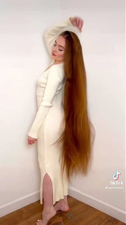Beautiful British Rapunzel Jasmine Larsen Astonishing Long Hair Youtube