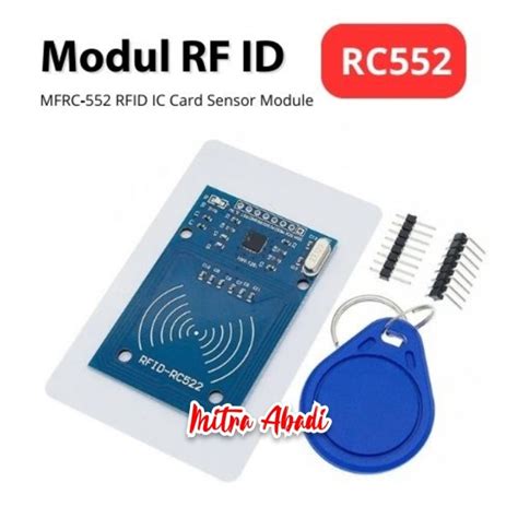 Jual MFRC 522 RC522 FRC 522 RFID Reader IC Card Sensor Module Kartu RF ID Shopee Indonesia