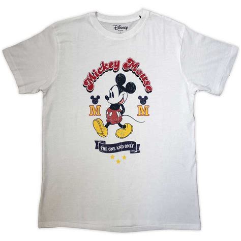 Mickey Mouse One And Only White T Shirt Merchoid