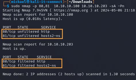 Nmap Les Scans De Port Via Tcp Xmas Null Et Ack