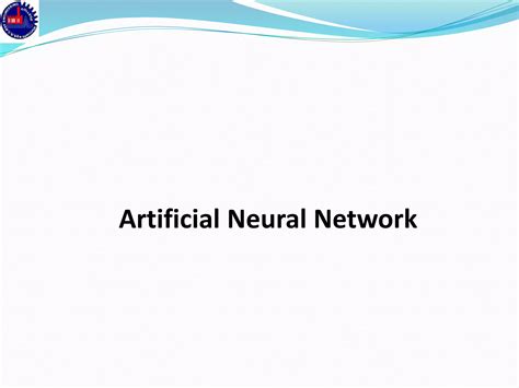 artificial neural network pdf artificial intelligence technology