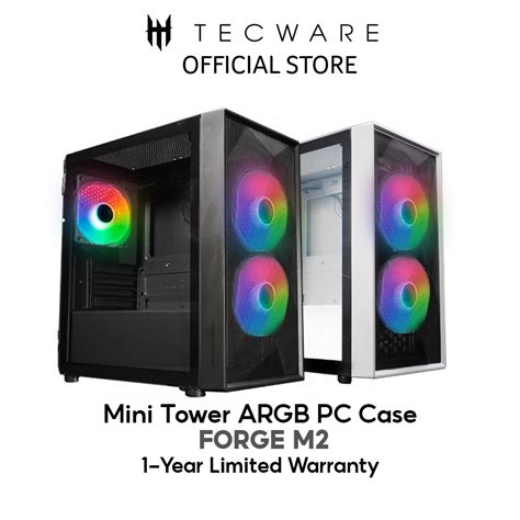 Tecware Forge M2 Tg Argb Matx Gaming Case Shopee Malaysia