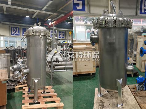 304不锈钢袋式过滤器 河南艾特环保设备有限公司