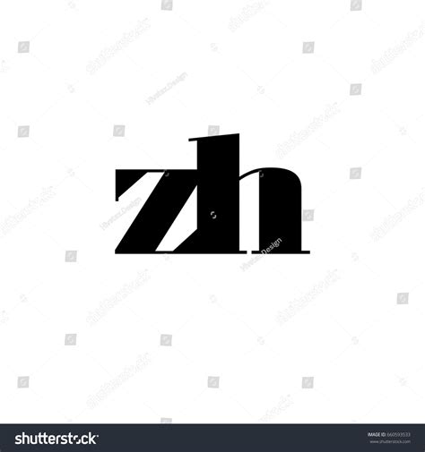 Zh Logo Stock Vector Royalty Free Shutterstock
