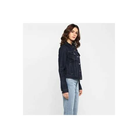 Basic Lycra Stretchable Denim Jacket Darazpk