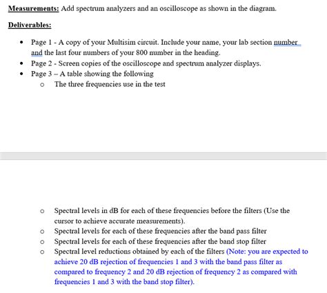 Solved Even If You Dont Have Multisim Available Can You