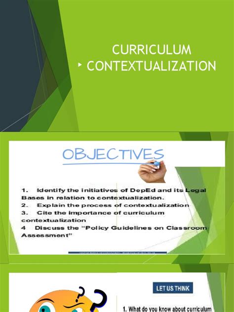 Curriculum Contextualization Pdf
